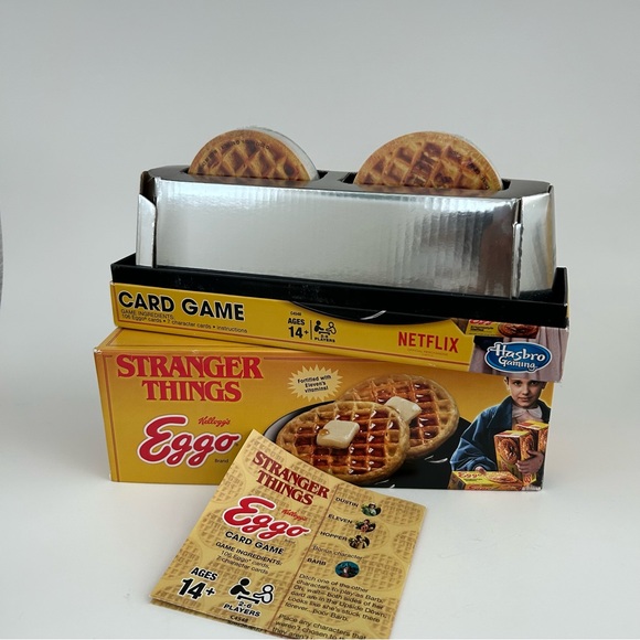 Hasbro | Other | Brand New Eggo X Stranger Things Card Game | Poshmark